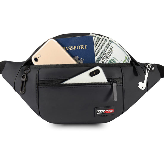 MAXTOP Large Crossbody Fanny Pack with 4-Zipper Pockets£¬Gifts for Enj